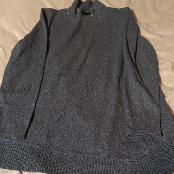 Rafaella | Sweaters | Rafaella Dark Gray Turtleneck Sweater | Poshmark